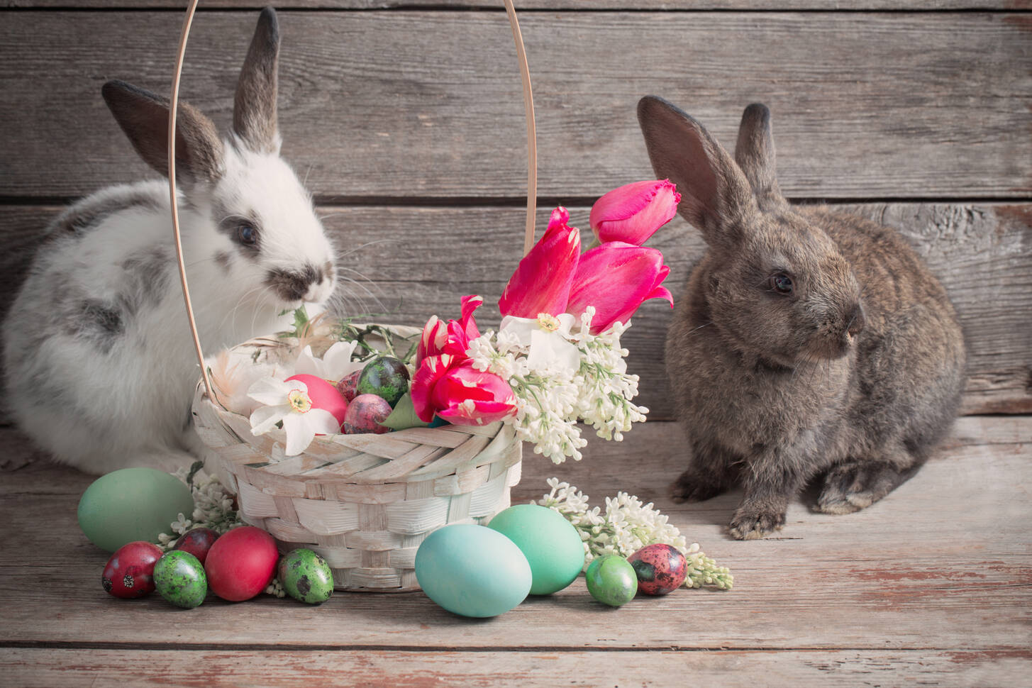 Bunnies and Easter eggs Jigsaw Puzzle (Holidays, Easter) | Puzzle Garage