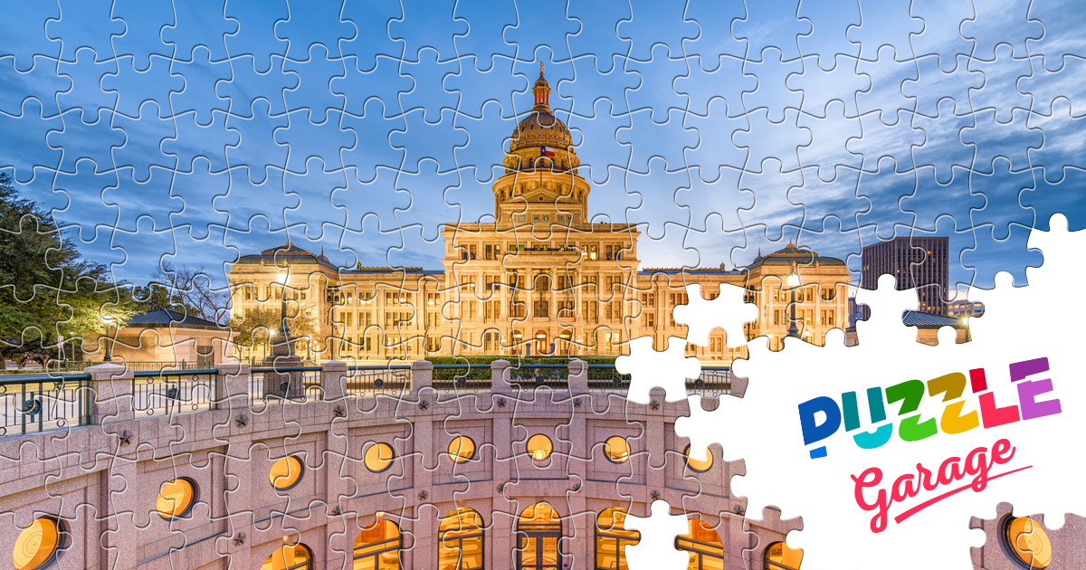 View of the Texas State Capitol Jigsaw Puzzle (Countries, USA) | Puzzle ...