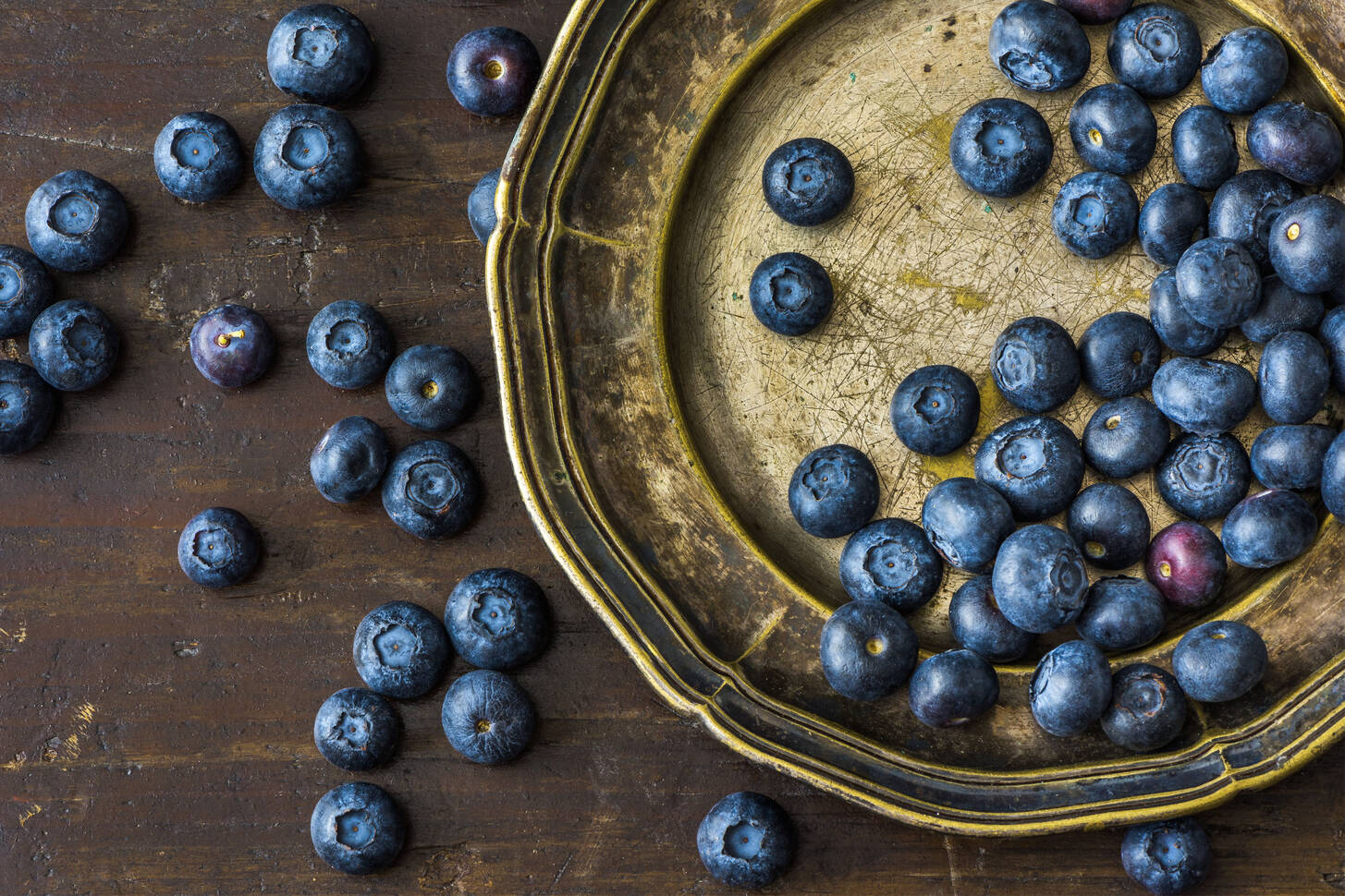 Blueberries on a plate Jigsaw Puzzle (Plants, Berries) | Puzzle Garage