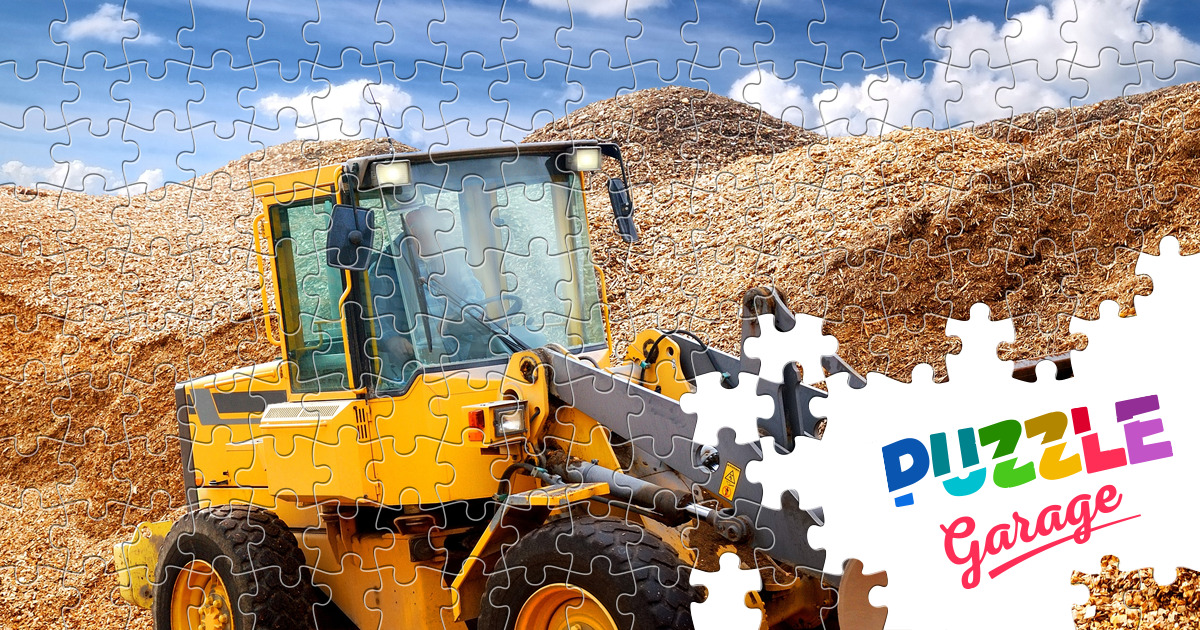 Small bulldozer Jigsaw Puzzle (Technics, Special machinery) | Puzzle Garage