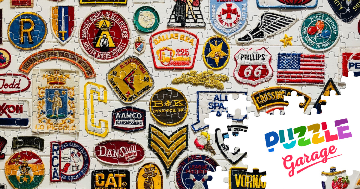 Patch collection Jigsaw Puzzle (Other, Collecting) | Puzzle Garage