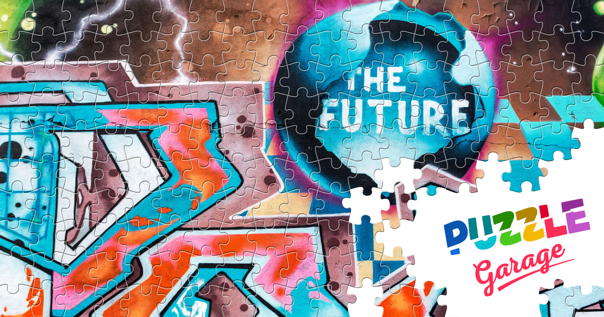Abstract stylish graffiti Jigsaw Puzzle (Art, Graffiti) | Puzzle Garage