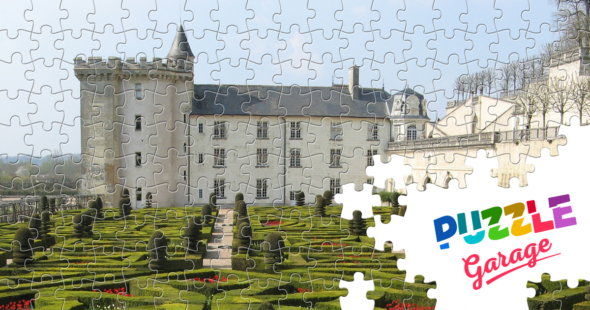 Villandry Castle Jigsaw Puzzle (Countries, France) | Puzzle Garage