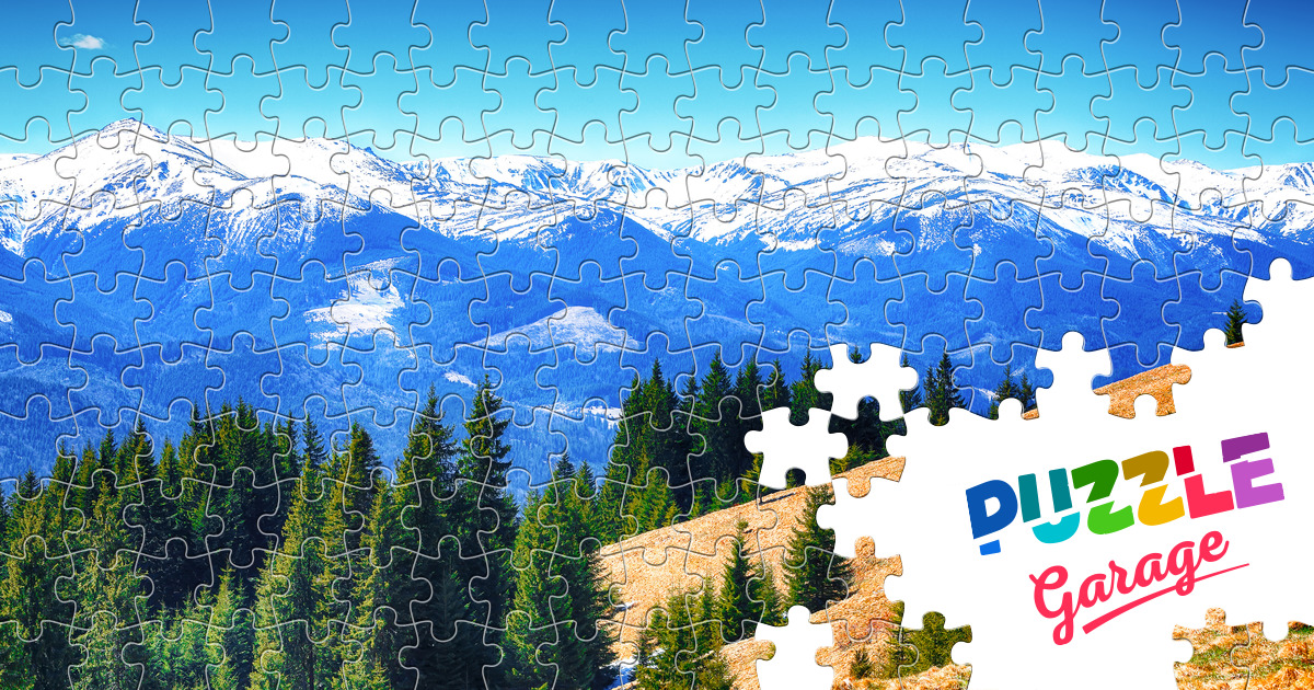 Mountains on a clear day Jigsaw Puzzle (Nature, Mountains) | Puzzle Garage