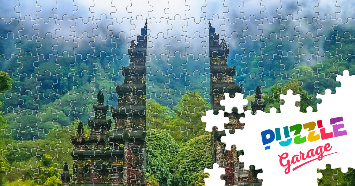 The Broken Gate of Temples in Bali Jigsaw Puzzle (Countries, Indonesia ...