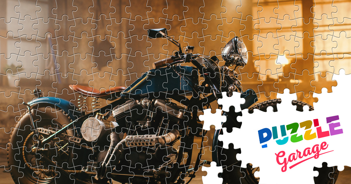 Motorcycle on display Jigsaw Puzzle (Technics, Moto) | Puzzle Garage