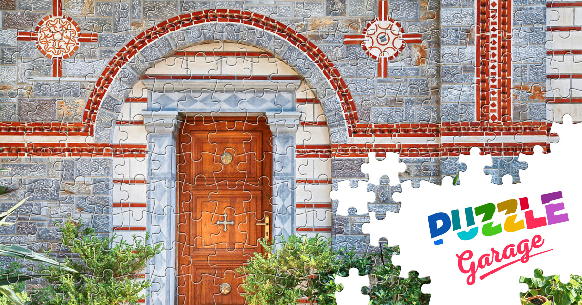 The doors of the monastery of St. George Jigsaw Puzzle (Home, Facades ...