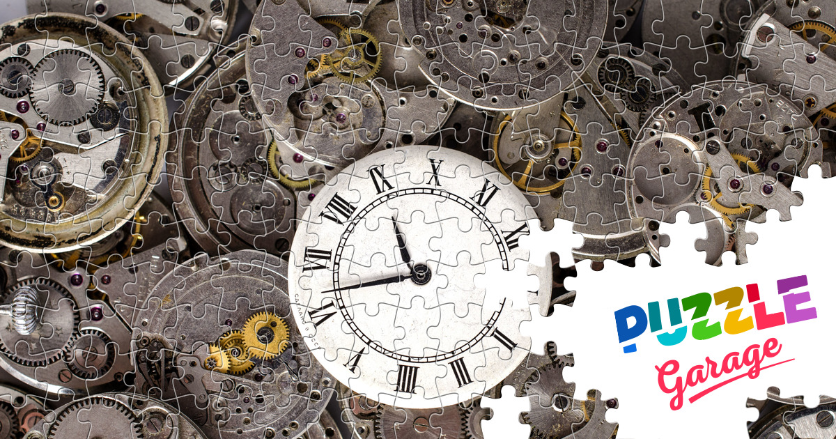 Clocks and mechanisms Jigsaw Puzzle (Stuff, Watches) | Puzzle Garage