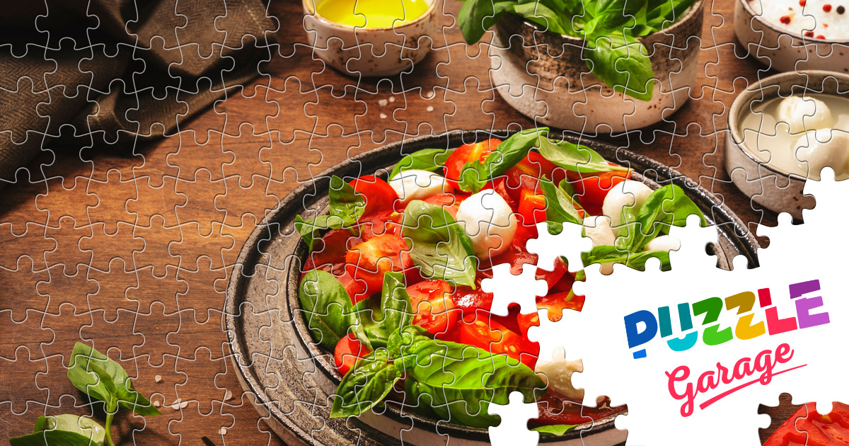 Caprese appetizer Jigsaw Puzzle (Home, Food) | Puzzle Garage