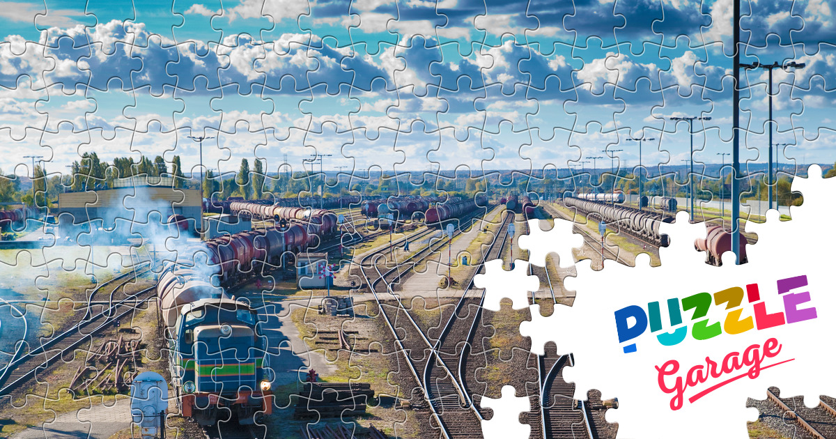 Transport by rail Jigsaw Puzzle (Technics, Trains) | Puzzle Garage