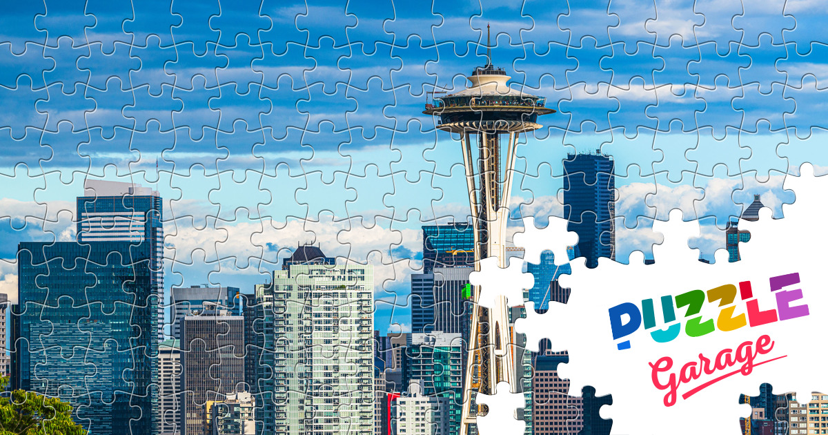 Seattle skyscrapers Jigsaw Puzzle (Countries, USA) | Puzzle Garage