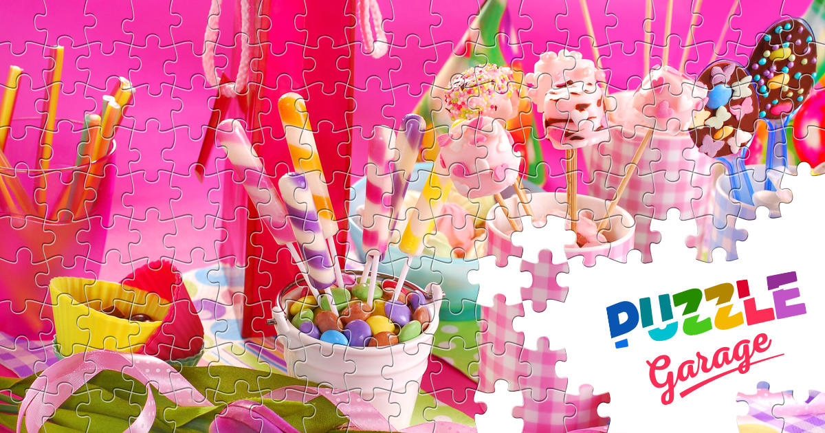 Colorful festive table Jigsaw Puzzle (Holidays, Birthday) | Puzzle Garage