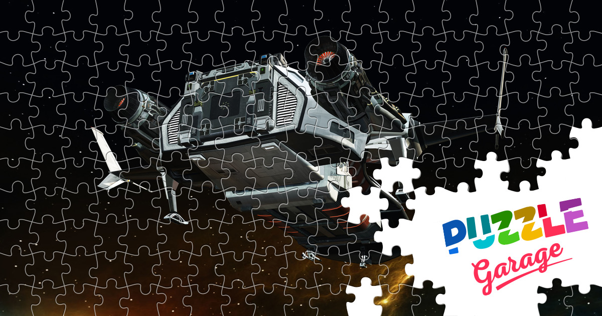 Spaceship in deep space Jigsaw Puzzle (Space, Cosmonautics) | Puzzle Garage