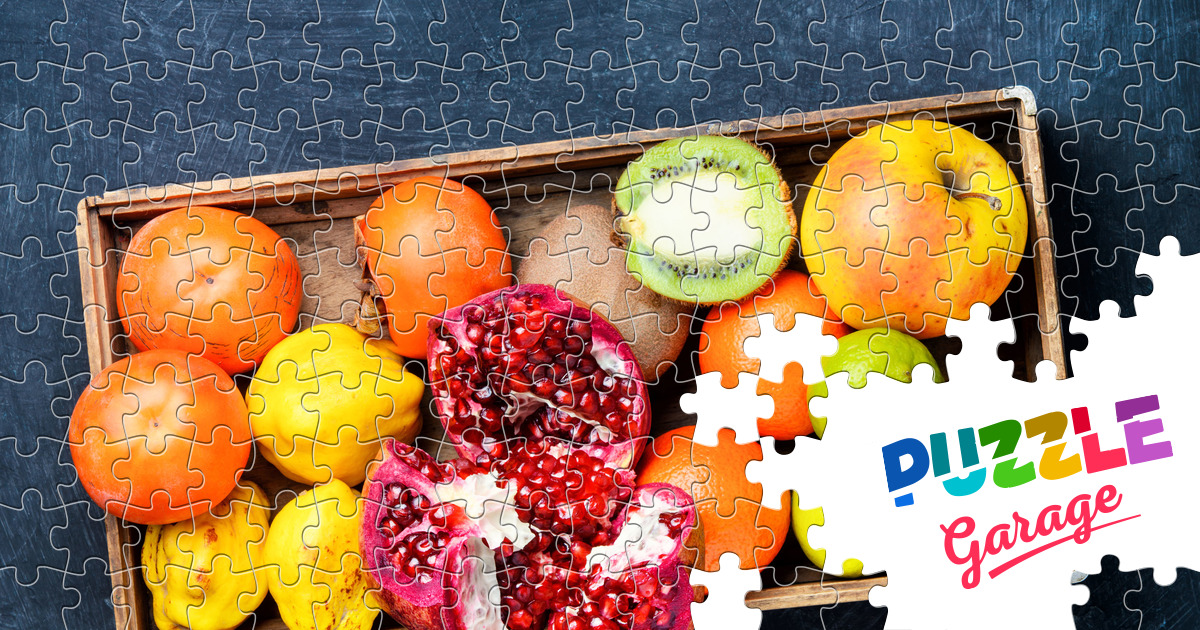 Fruit in a box Jigsaw Puzzle (Plants, Fruits) | Puzzle Garage