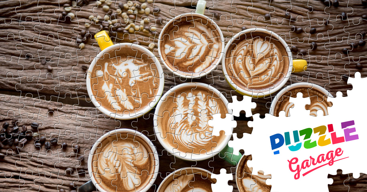 Latte art Jigsaw Puzzle (Home, Food) | Puzzle Garage