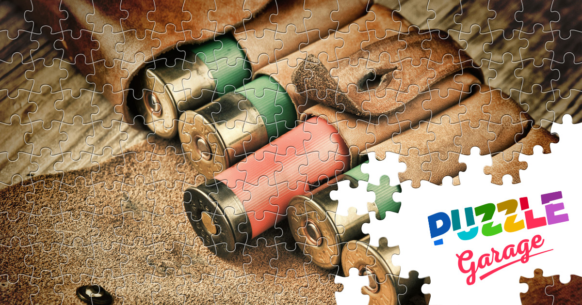 Hunting cartridges Jigsaw Puzzle (Stuff, Weapons) | Puzzle Garage