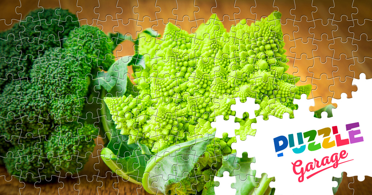 Romanesco and broccoli Jigsaw Puzzle (Plants, Vegetables) | Puzzle Garage