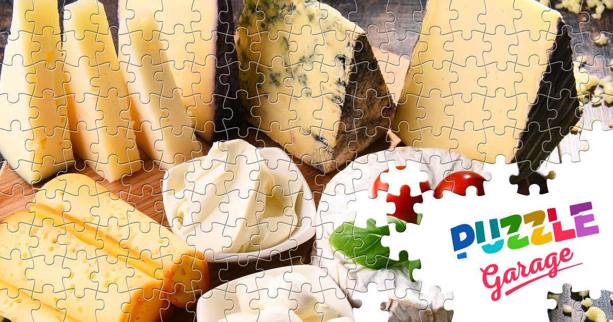 Various types of cheese Jigsaw Puzzle (Home, Food) | Puzzle Garage