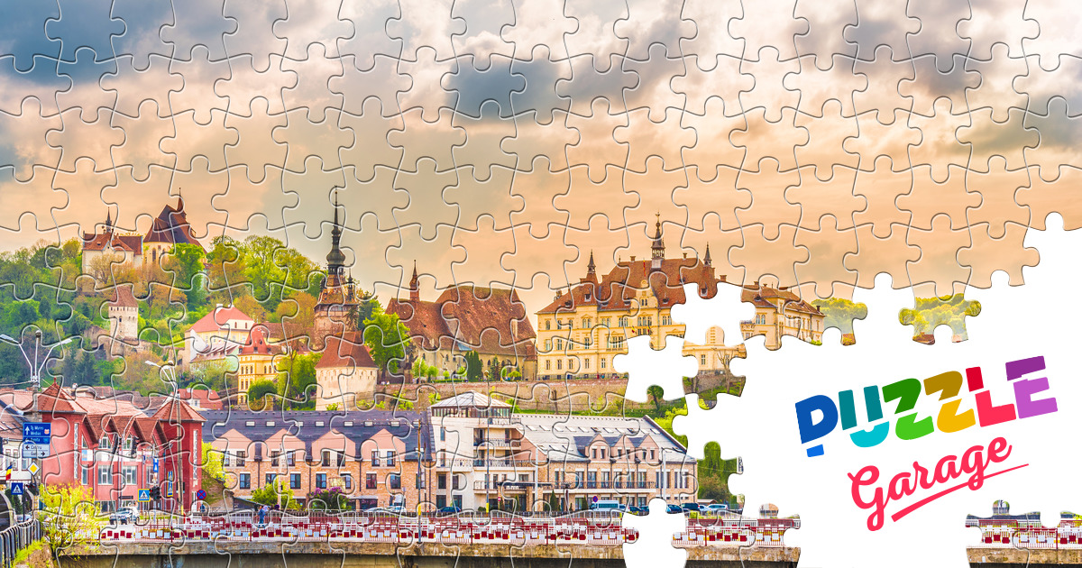 Sighisoara Jigsaw Puzzle (Countries, Romania) | Puzzle Garage