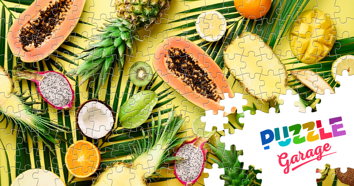 Exotic fruits Jigsaw Puzzle (Plants, Fruits) | Puzzle Garage