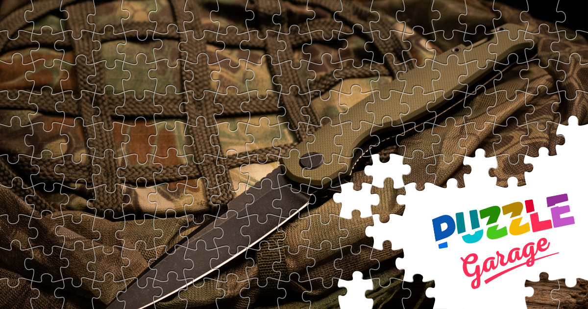 Army folding knife Jigsaw Puzzle (Stuff, Weapons) | Puzzle Garage