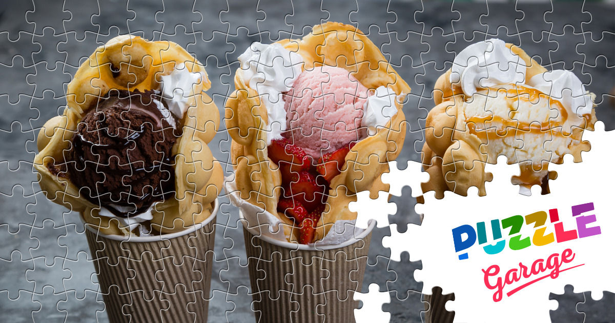 Hong Kong waffles Jigsaw Puzzle (Home, Food) | Puzzle Garage