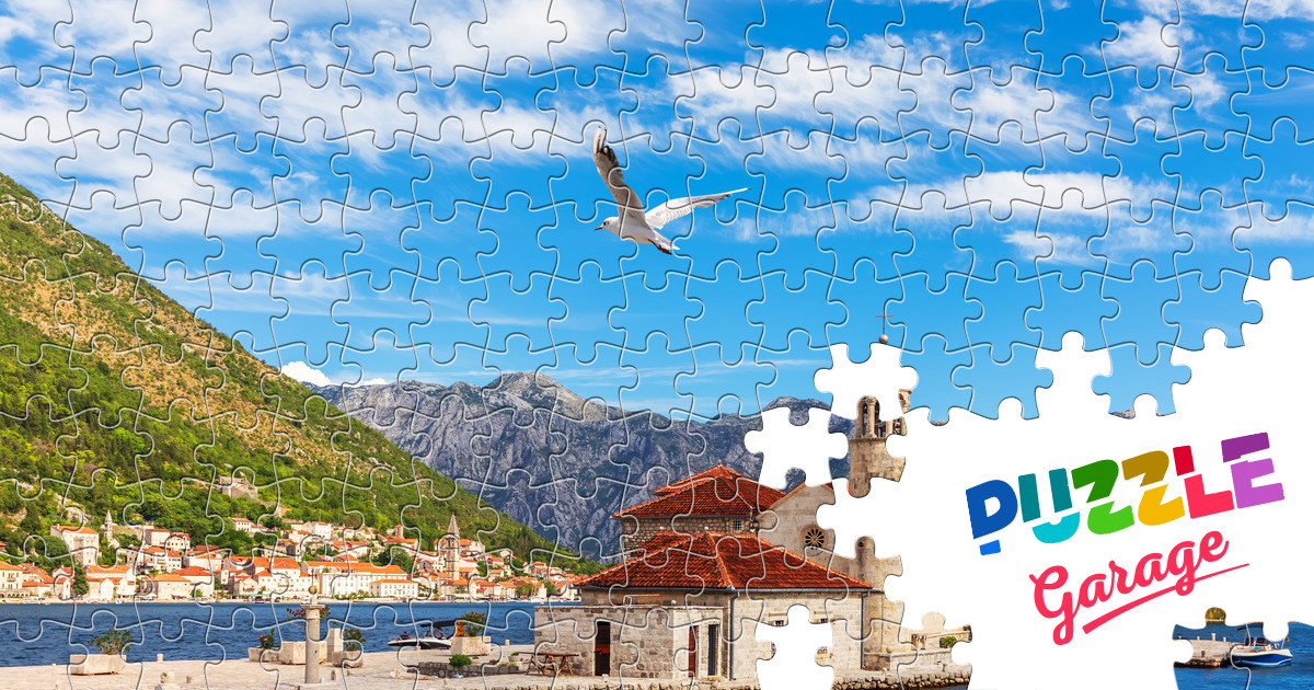 Gospa od Skrpjela in the Bay of Kotor Jigsaw Puzzle (Countries ...