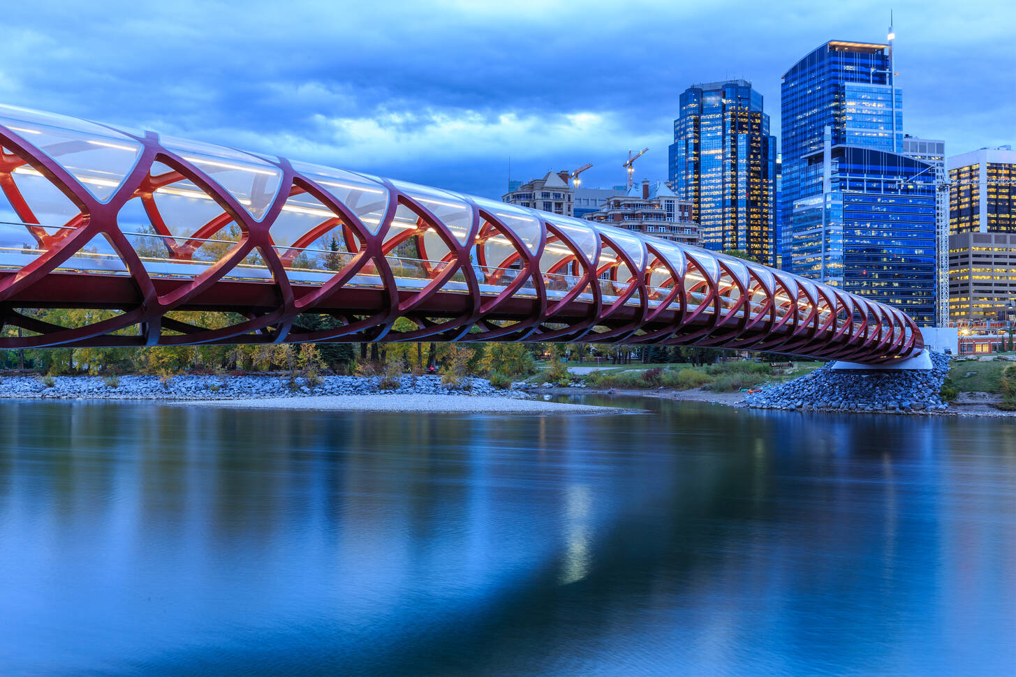 Peace Bridge in Calgary Jigsaw Puzzle (Countries, Canada) | Puzzle Garage