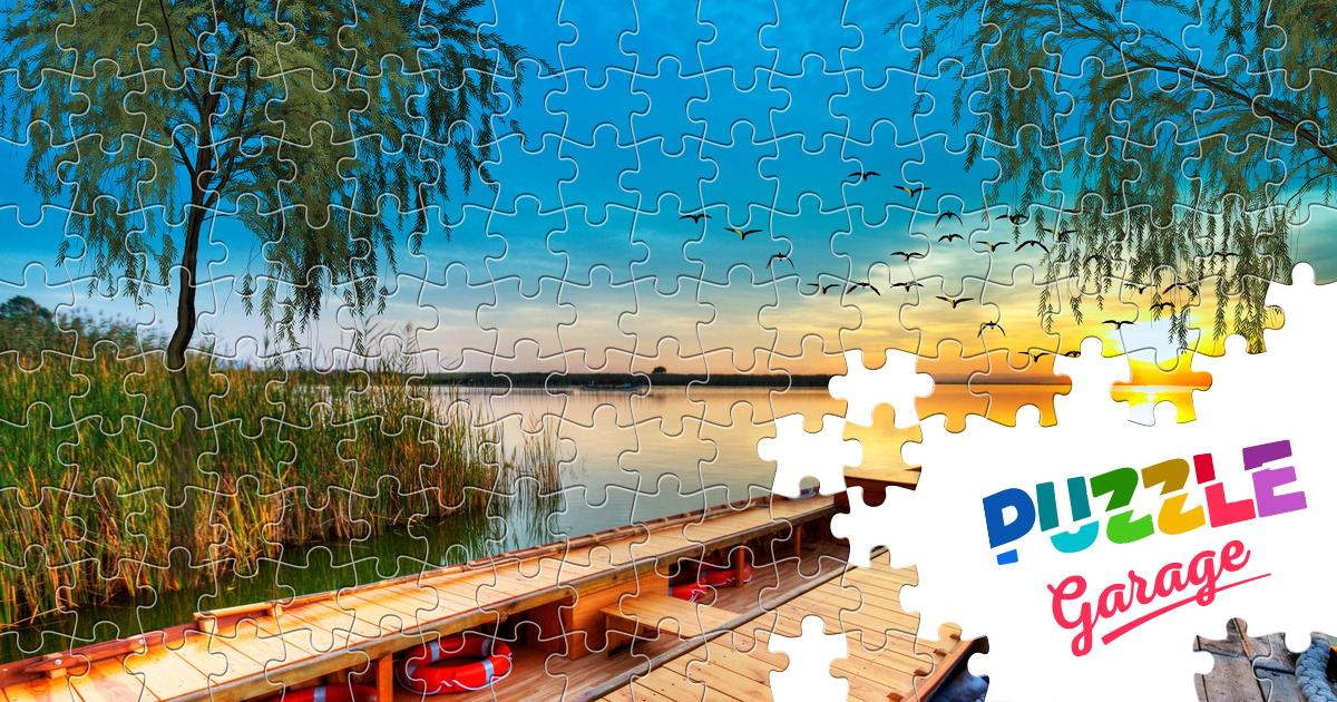 Pier on the lake Jigsaw Puzzle (Nature, Lakes) | Puzzle Garage