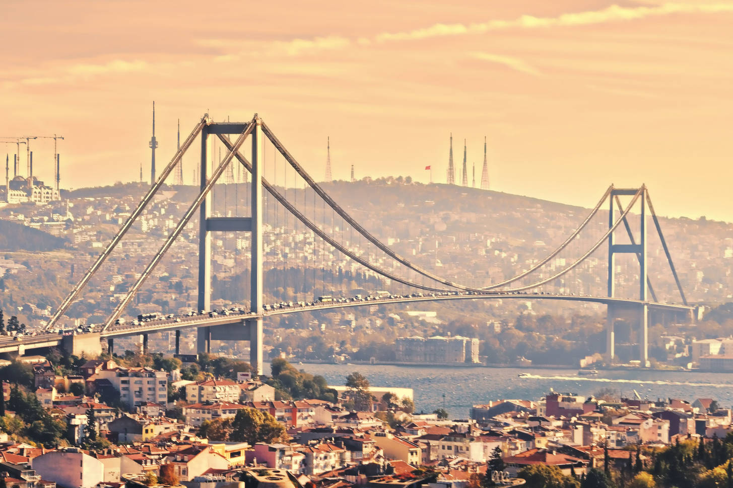 Bosphorus Bridge in Istanbul Jigsaw Puzzle (Countries, Turkey) | Puzzle ...
