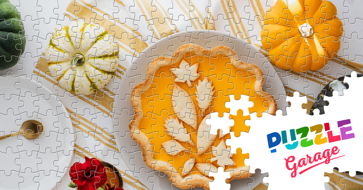 Homemade pumpkin pie Jigsaw Puzzle (Home, Food) | Puzzle Garage