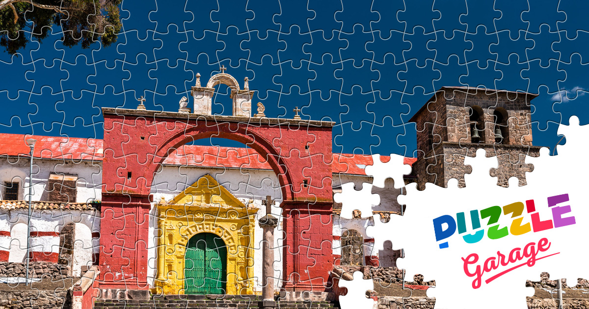 Cathedral in Chucuito Jigsaw Puzzle (Countries, Peru) | Puzzle Garage