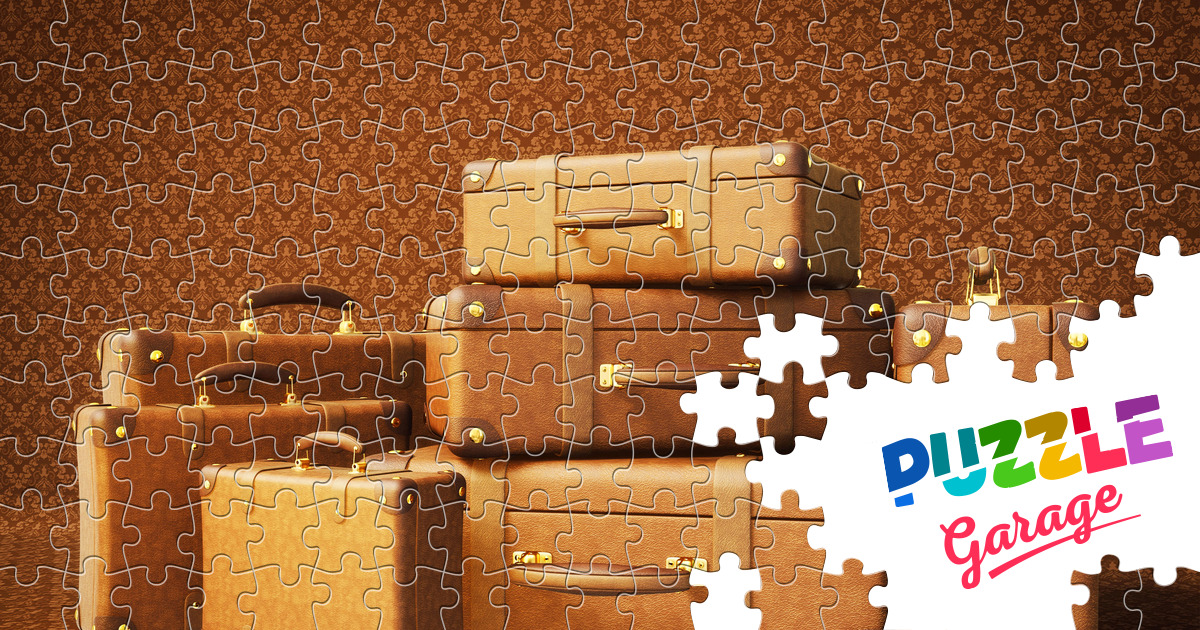 Leather suitcases Jigsaw Puzzle (Other, Collecting) | Puzzle Garage