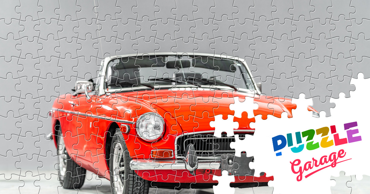 Red convertible Jigsaw Puzzle (Technics, Auto) | Puzzle Garage
