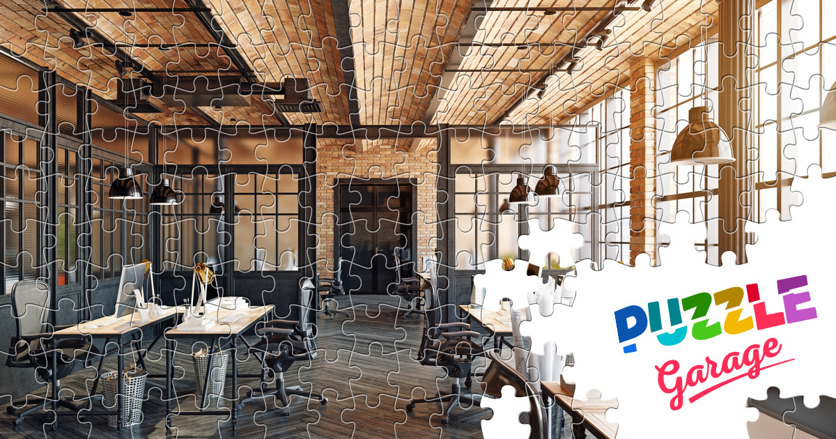 Stylish office design Jigsaw Puzzle (Home, Interiors) | Puzzle Garage