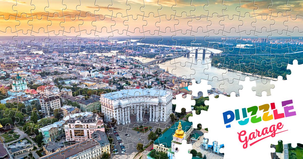 St. Michael's Cathedral from above Jigsaw Puzzle (Countries, Ukraine ...