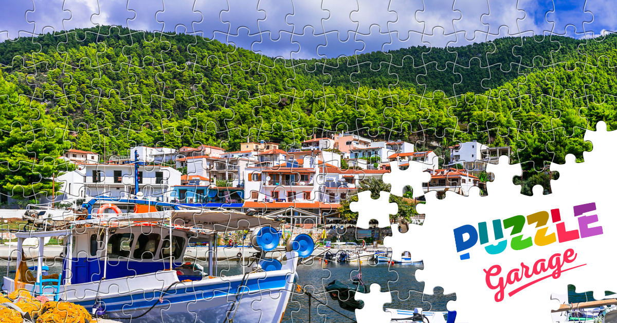 Skopelos island Jigsaw Puzzle (Countries, Greece) | Puzzle Garage