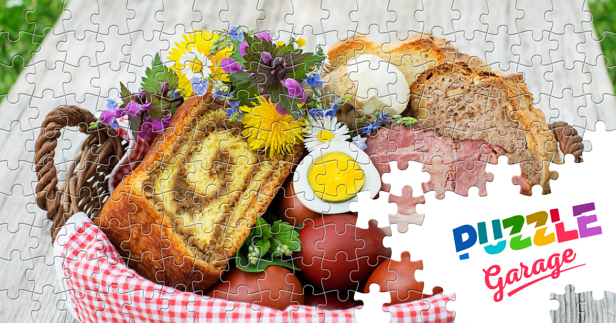 Traditional easter basket Jigsaw Puzzle (Holidays, Easter) | Puzzle Garage