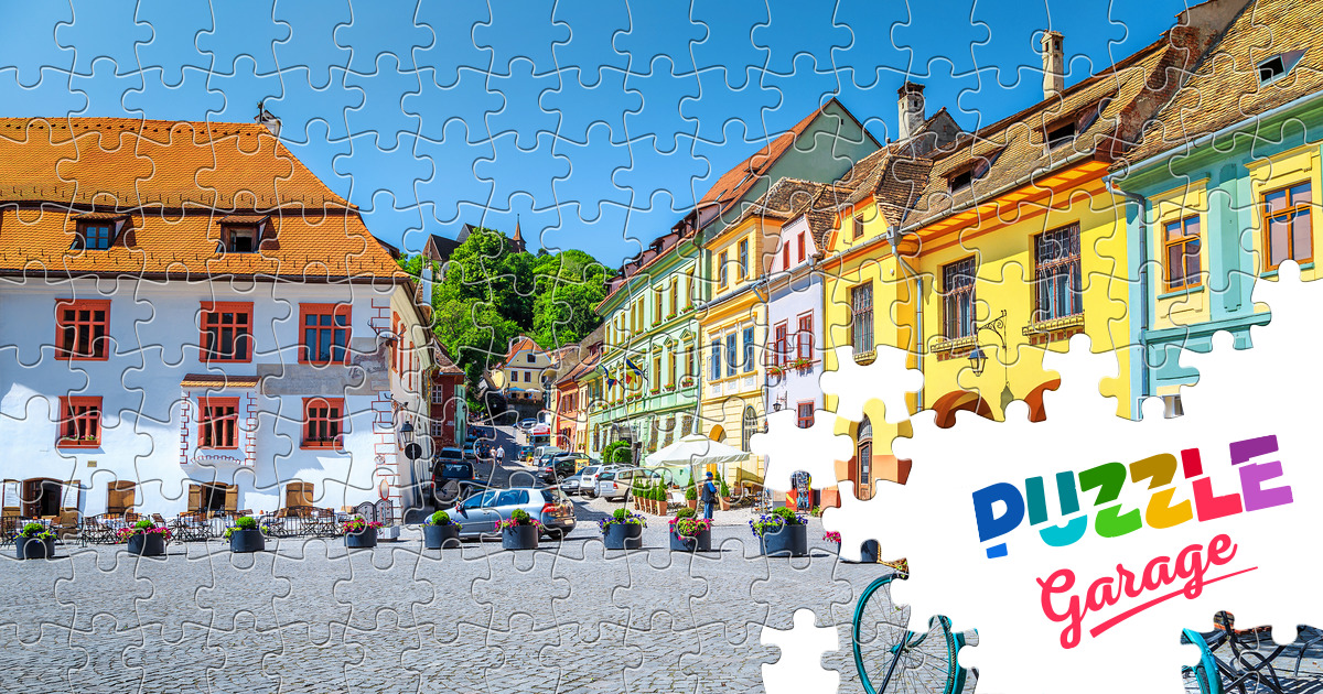 Stone street Jigsaw Puzzle (Countries, Romania) | Puzzle Garage