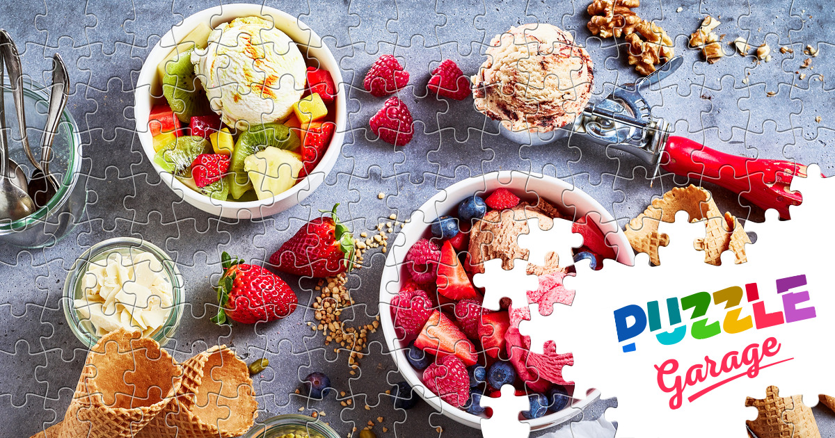 Assorted ice cream Jigsaw Puzzle (Home, Food) | Puzzle Garage