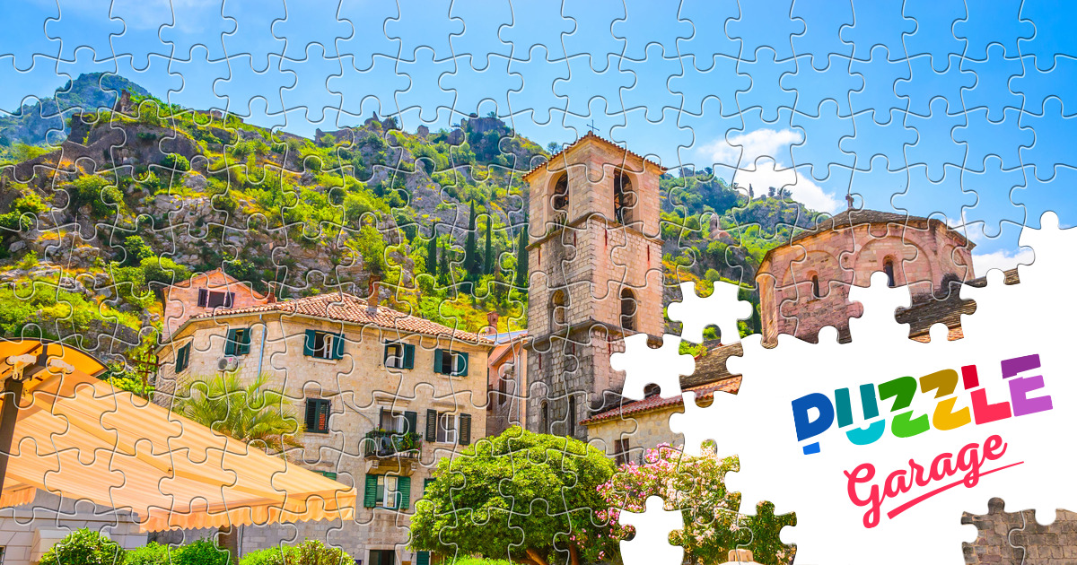 Streets of Kotor Jigsaw Puzzle (Countries, Montenegro) | Puzzle Garage