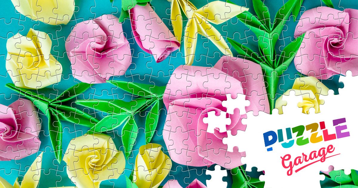 Origami flowers Jigsaw Puzzle (Home, Needlework) | Puzzle Garage