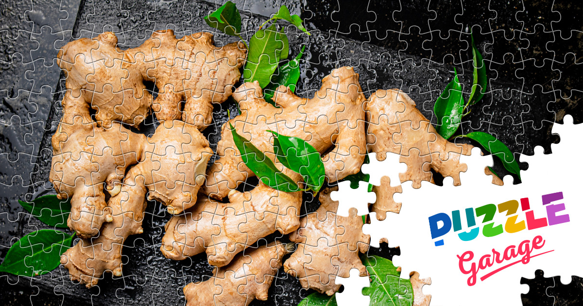 Ginger on a stone board Jigsaw Puzzle (Home, Food) | Puzzle Garage