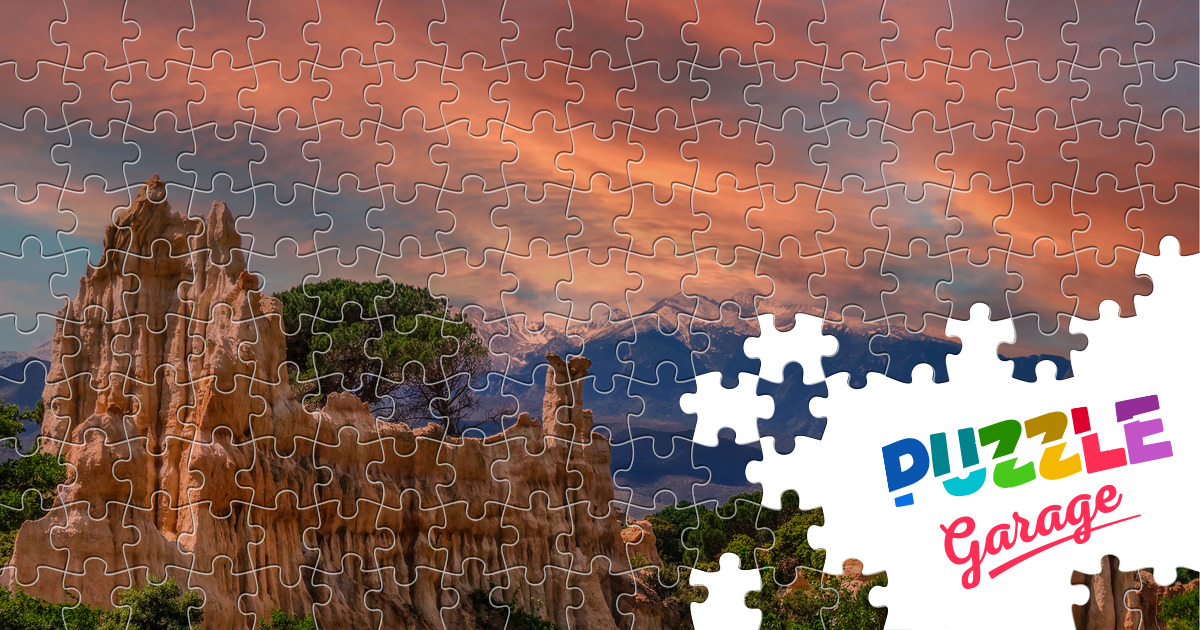 Sandy cliffs in Ille-sur-Têt Jigsaw Puzzle (Countries, France) | Puzzle ...