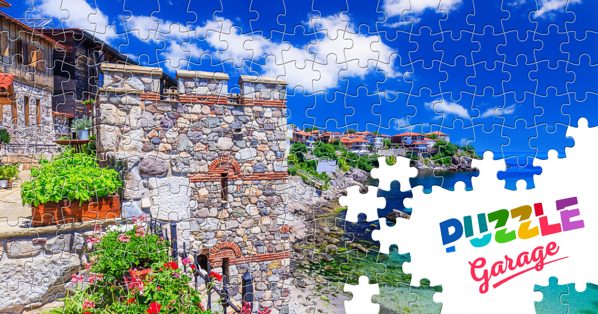 The fortress walls of Sozopol Jigsaw Puzzle (Countries, Bulgaria ...