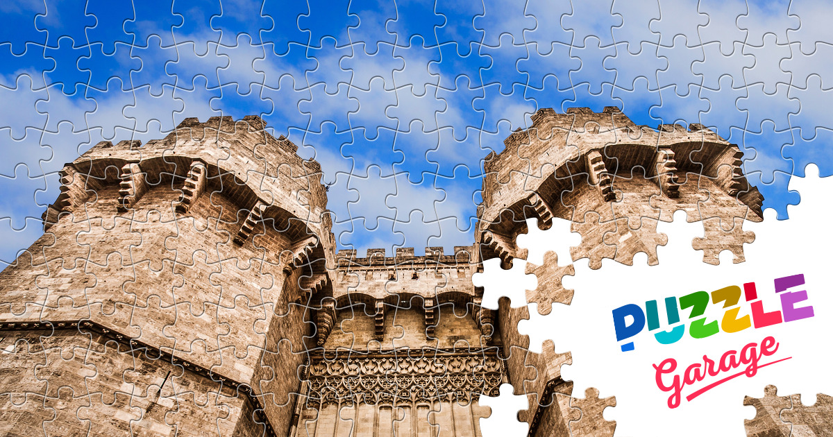Serranos towers in Valencia Jigsaw Puzzle (Countries, Spain) | Puzzle ...