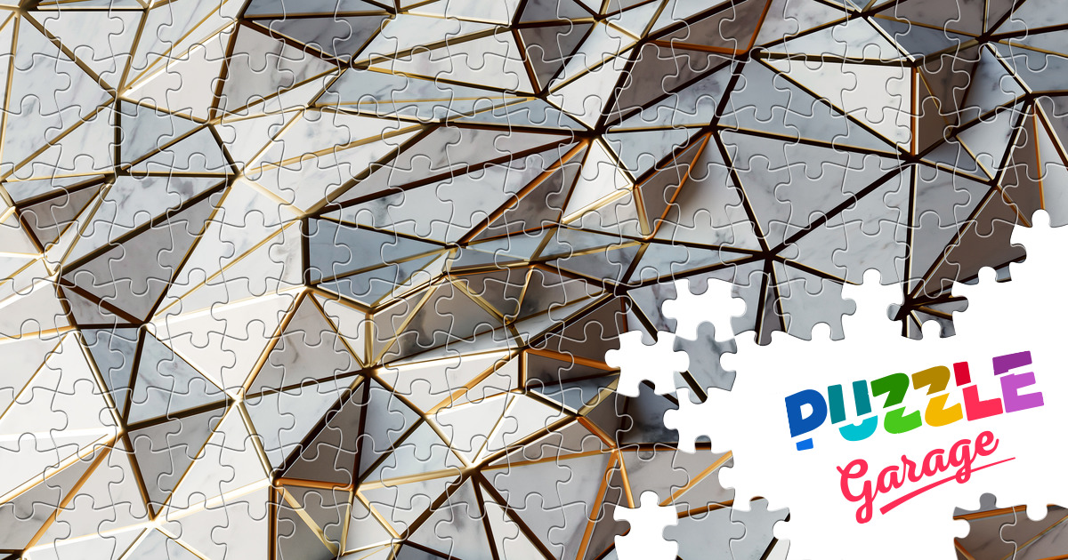 3D Abstraction: Rhombuses Jigsaw Puzzle (Other, Abstraction) | Puzzle ...