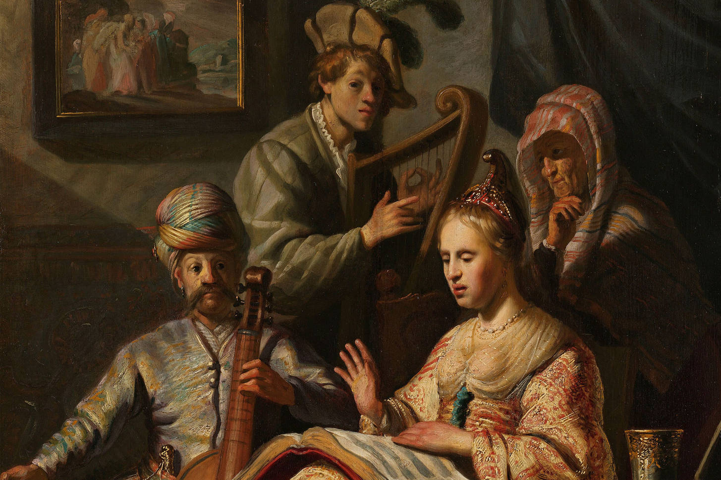 Rembrandt Harmenszoon Van Rijn: The Music Company Jigsaw Puzzle (Art ...