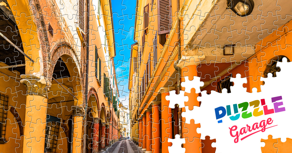 Streets of Bologna Jigsaw Puzzle (Countries, Italy) | Puzzle Garage