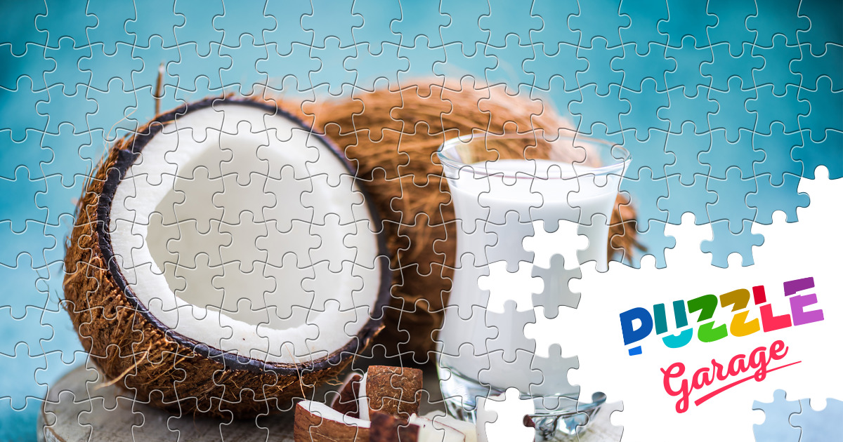 Coconut and coconut milk Jigsaw Puzzle (Home, Food) | Puzzle Garage